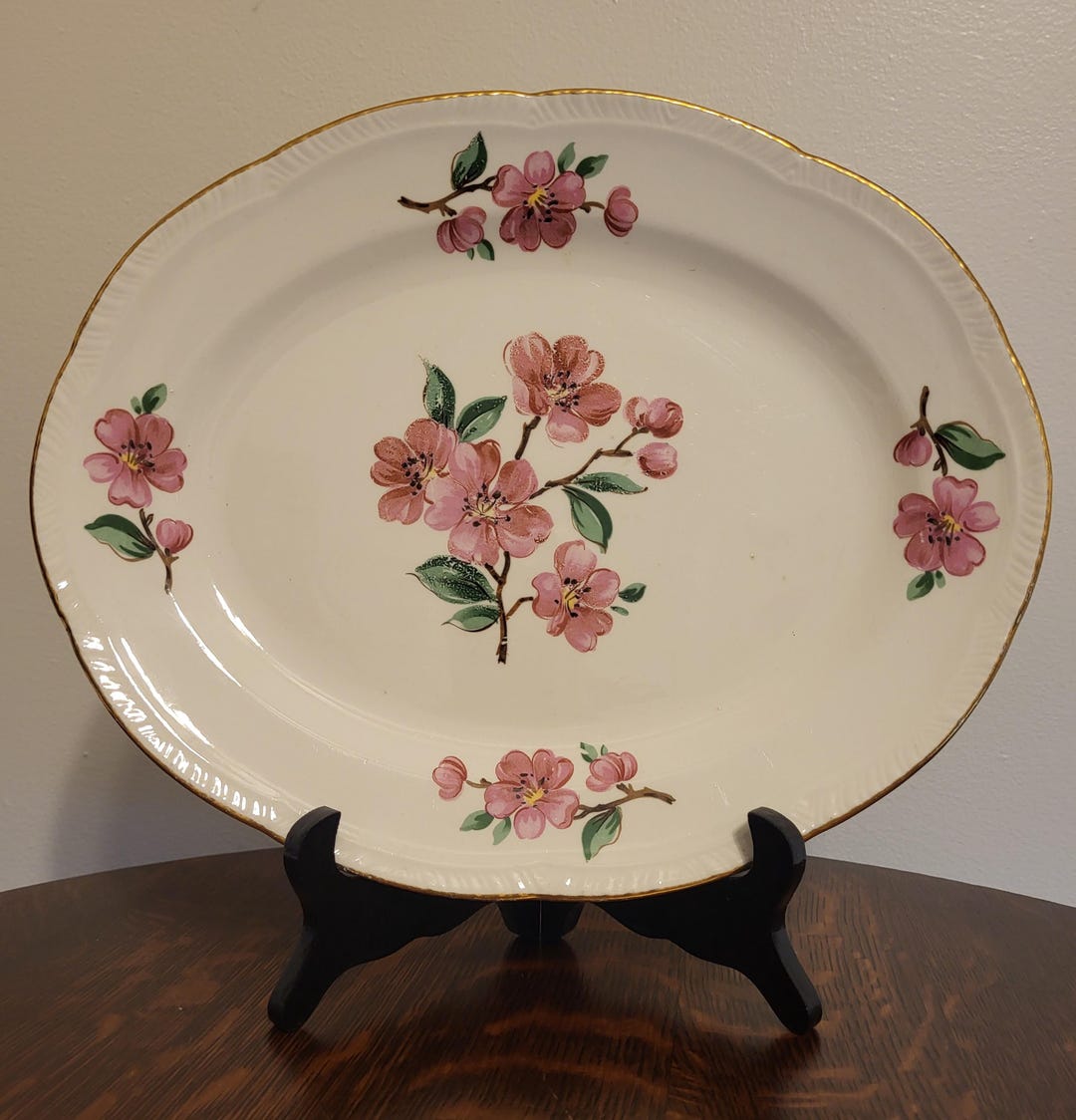 Homer Laughlin Apple Blossom Platter - Etsy