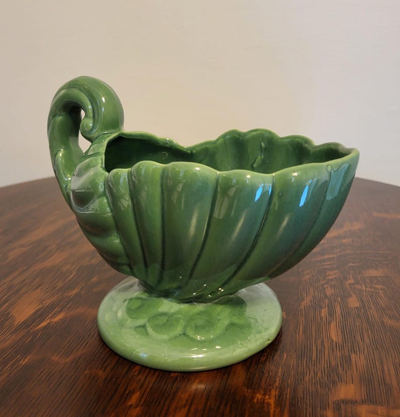 Vintage Haeger Green Planter - Etsy