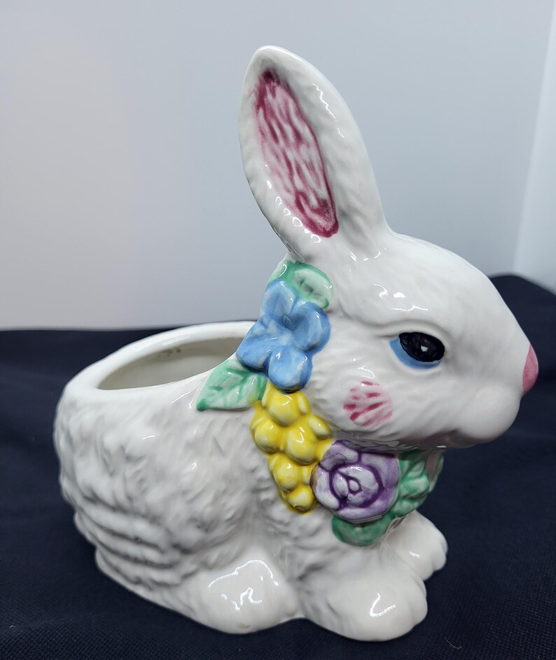 Vintage Bunny Planter