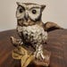 Vintage Homco Porcelain Owl Set - Etsy