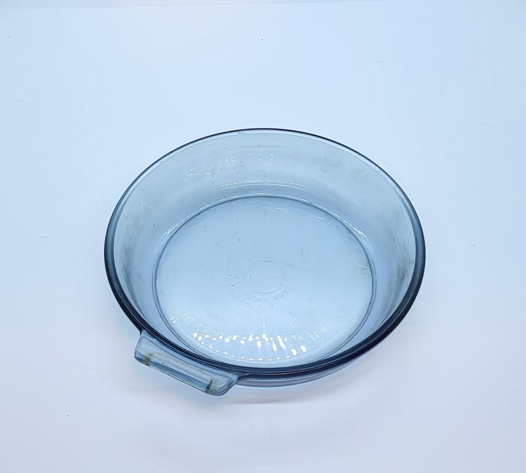 Vintage Pyrex Blue Glass Flameware - Etsy