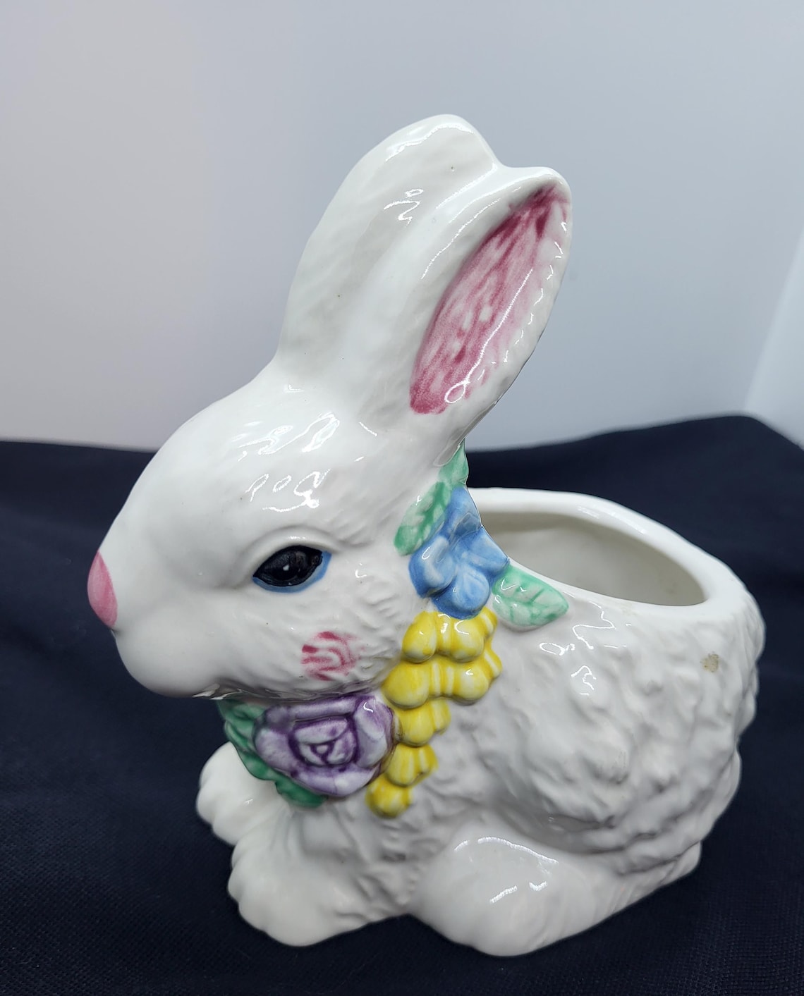 Vintage Bunny Planter