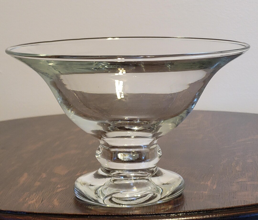 Vintage Pedestal Bowl - Etsy