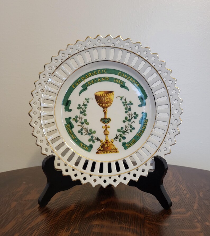 Commemorative Plate From the Eucharistic Congress of Ireland - Etsy