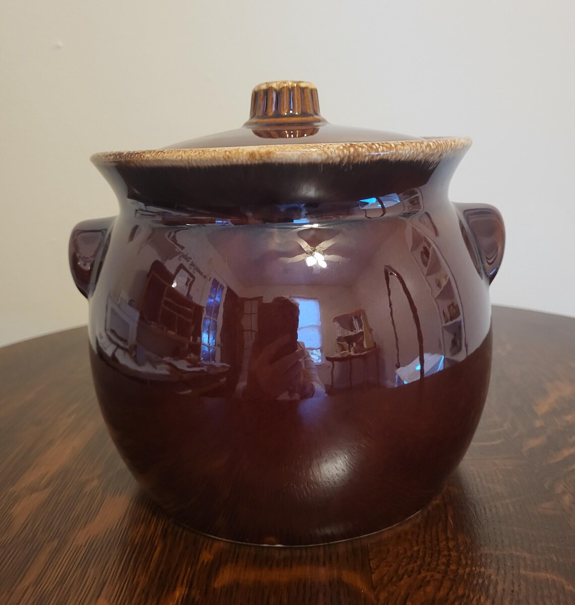 Vintage Bean Pot by Hull Pottery - Etsy