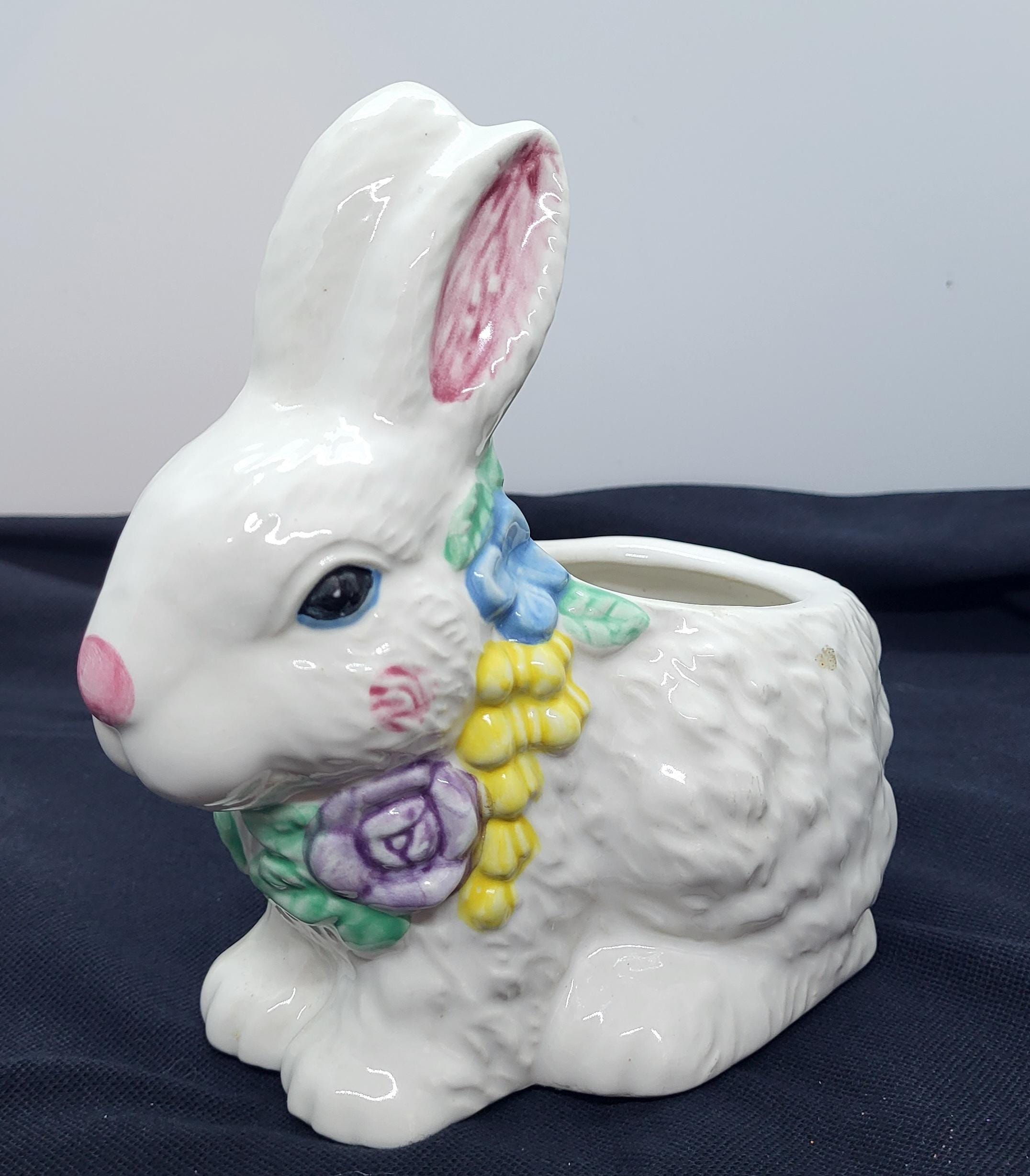 Vintage Bunny Planter