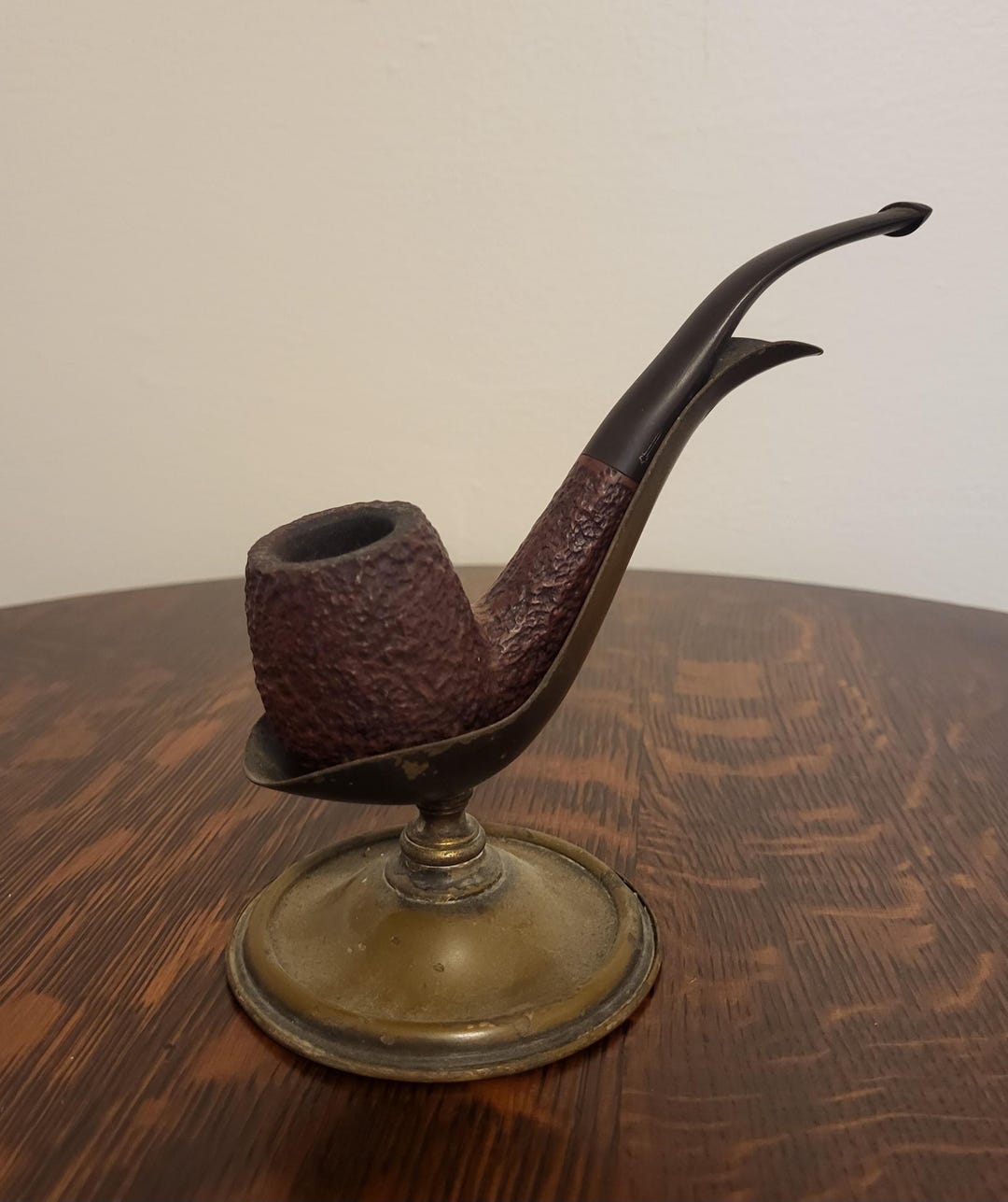 Savinelli Bent Billiard Style Pipe With Stand - Etsy