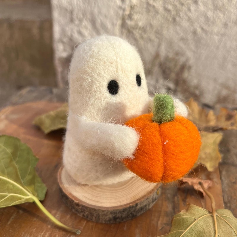 Needle Felt Ghost - Etsy
