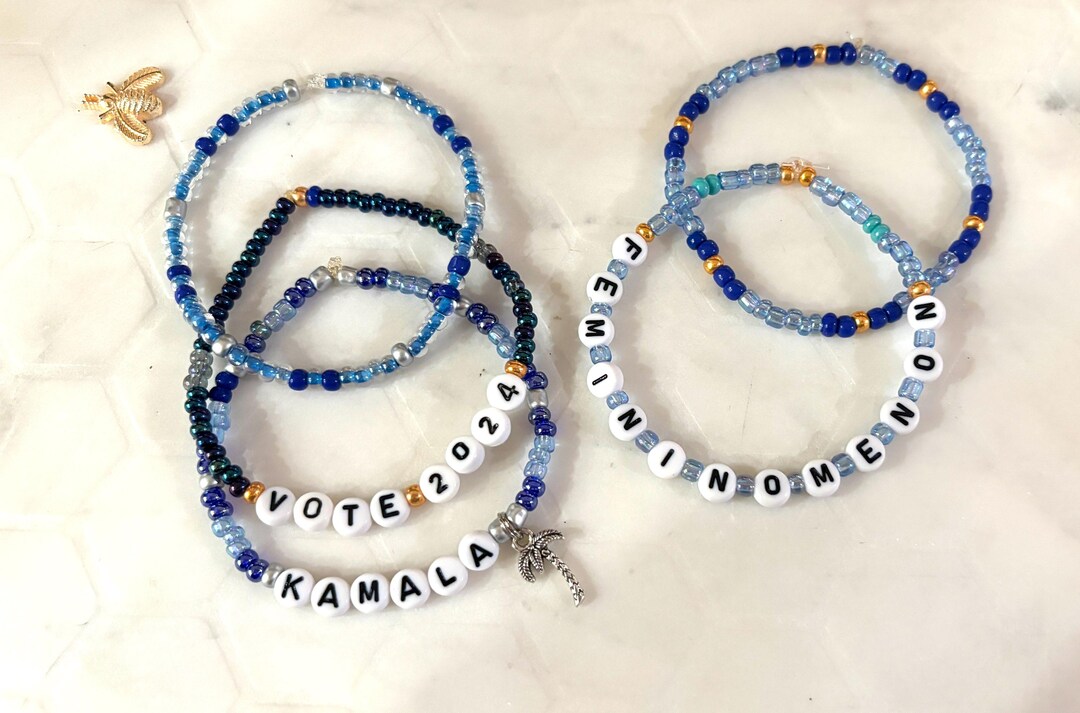Kamala Harris Friendship Bracelets Set of 5 - Etsy