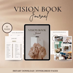 Vision Book Journal | Vision Board | Goal-setting Journal | Personal ...