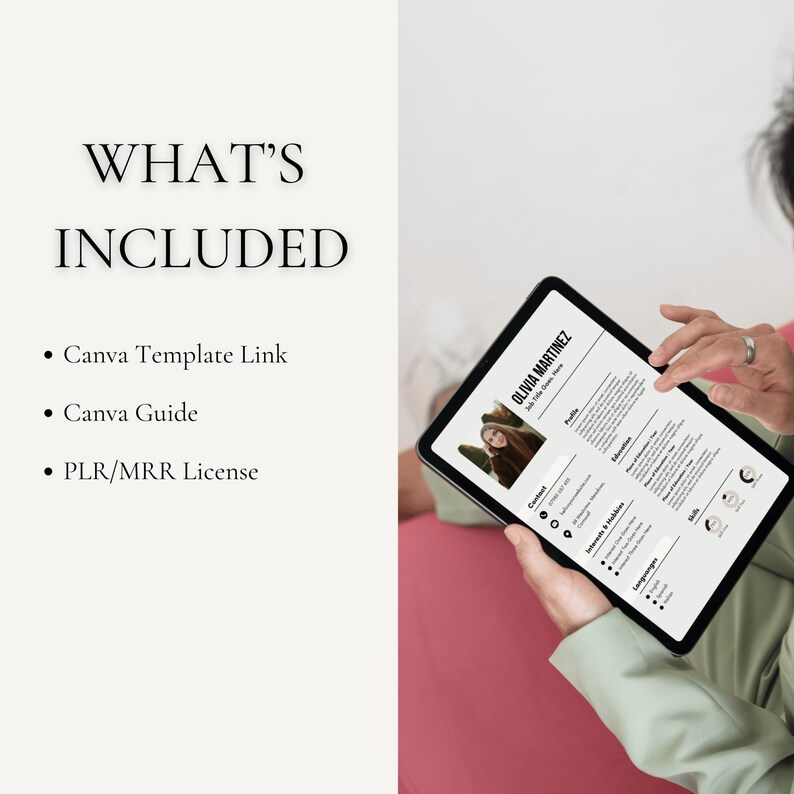 20 Canva Resume Templates: Modern CV Designs (PLR, MRR Digital Product ...
