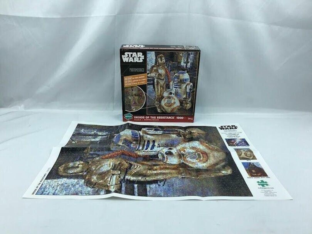 Star Wars Droids of the Resistance 1000 Piece Photomosaics Puzzle ...