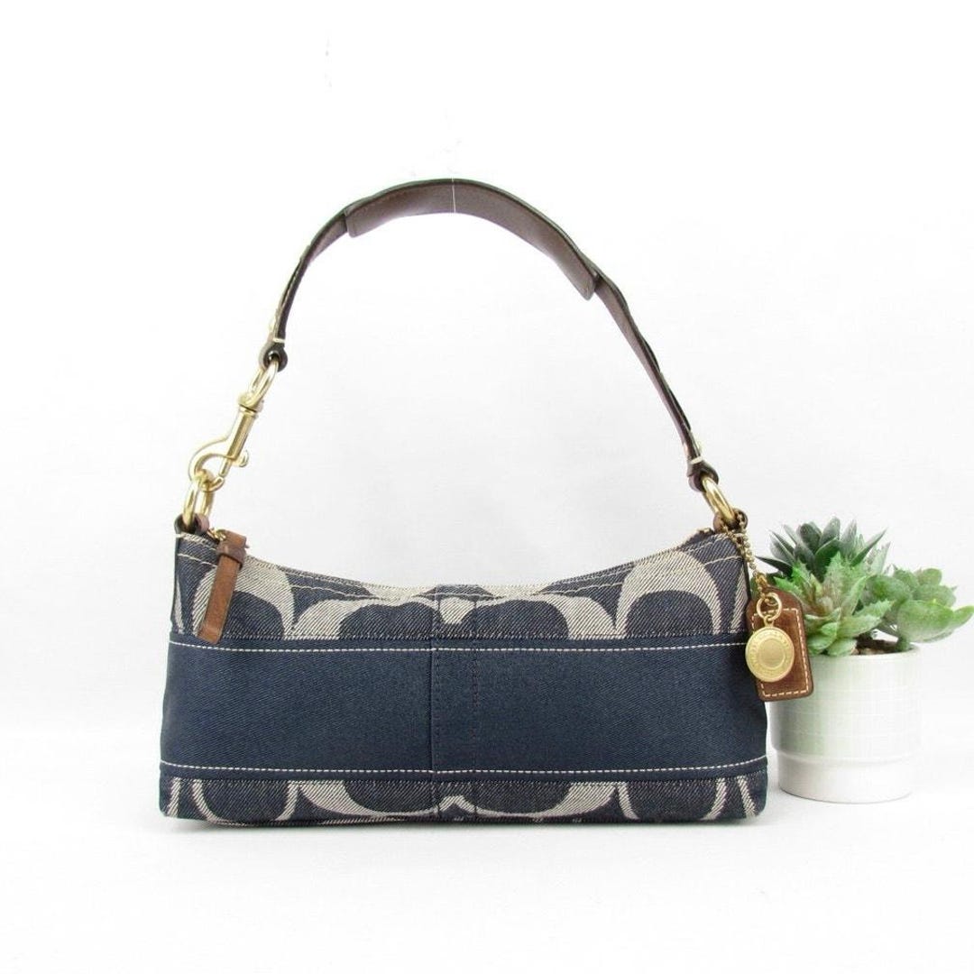 Authentic Coach Signature Denim Bag - Etsy