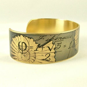 Fibonacci Spiral Jewelry - Math Teacher Gift - Mathematics Fibonacci ...