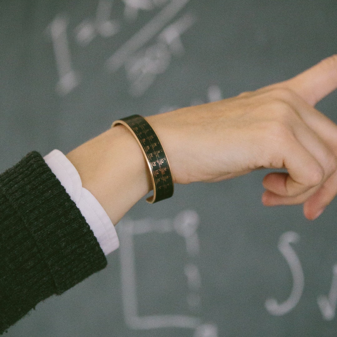 Periodic Table of Elements Skinny Cuff Bracelet - Geeky Science Jewelry ...