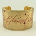 Macbeth Quote - Cuff Bracelet - William Shakespeare Quote - Out Damned ...
