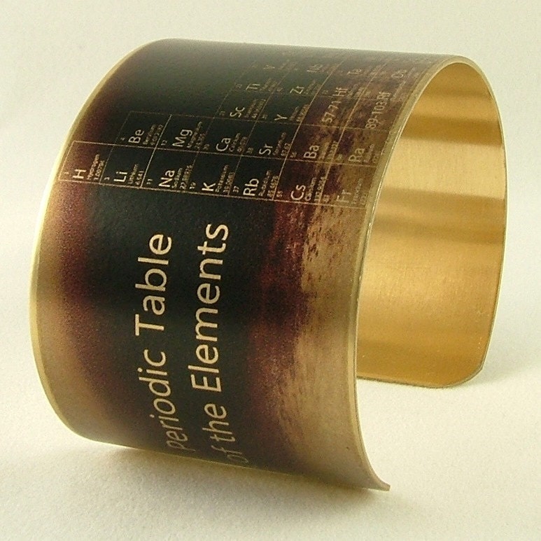 Periodic Table of Elements Bracelet Science Jewelry - Etsy UK