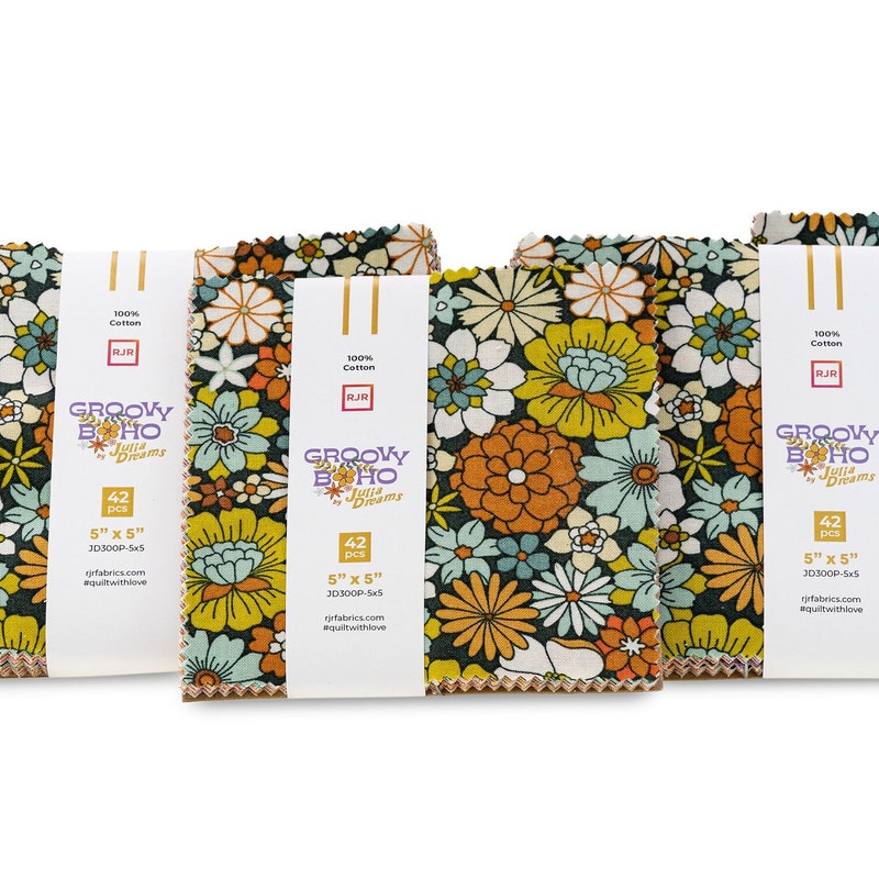 Groovy Fabric - Etsy