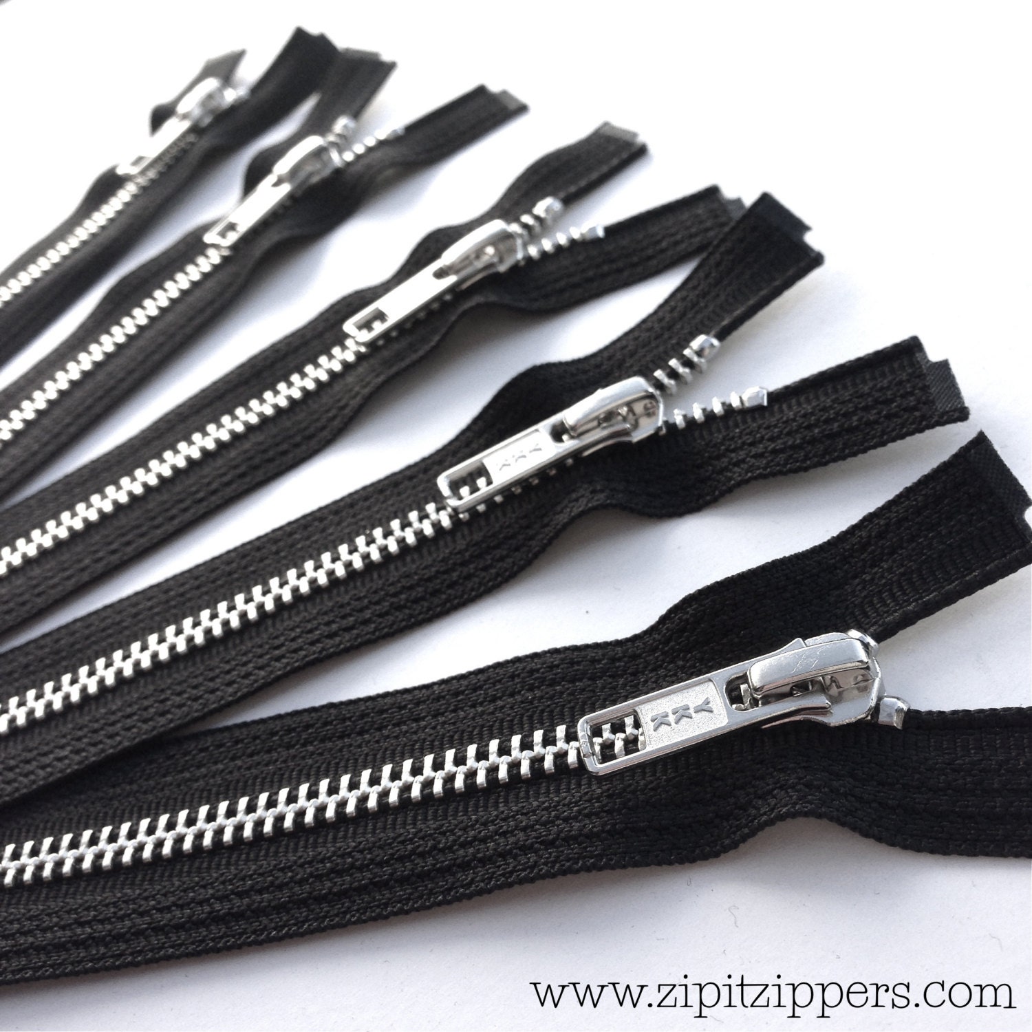 Separating Metal Zippers YKK Nickel Teeth Zips 1 Piece - Etsy