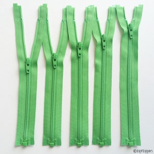 YKK Separating Zippers- Med-lightweight 3mm Coil Zippers- 5pcs- Spring ...