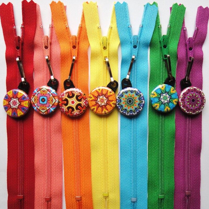 Button Zipper Pull - Etsy