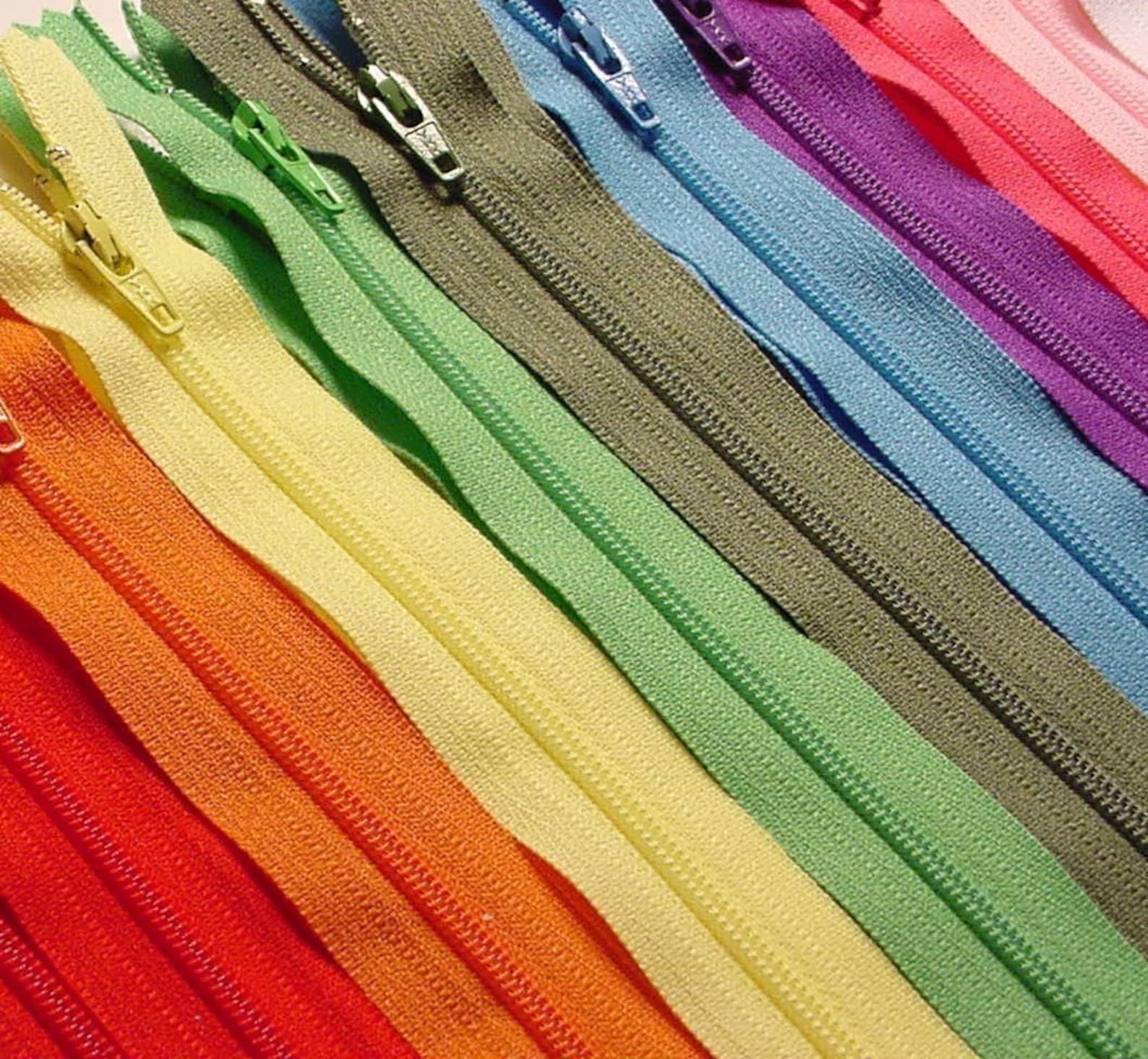 Your Choice of 10 9 Inch YKK Zippers Mix and Match Choose From 65 ...