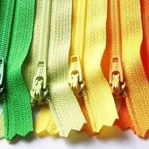 6 Inch Zippers (50) Pieces Mix and Match - Your Choice of Colors- 65 ...