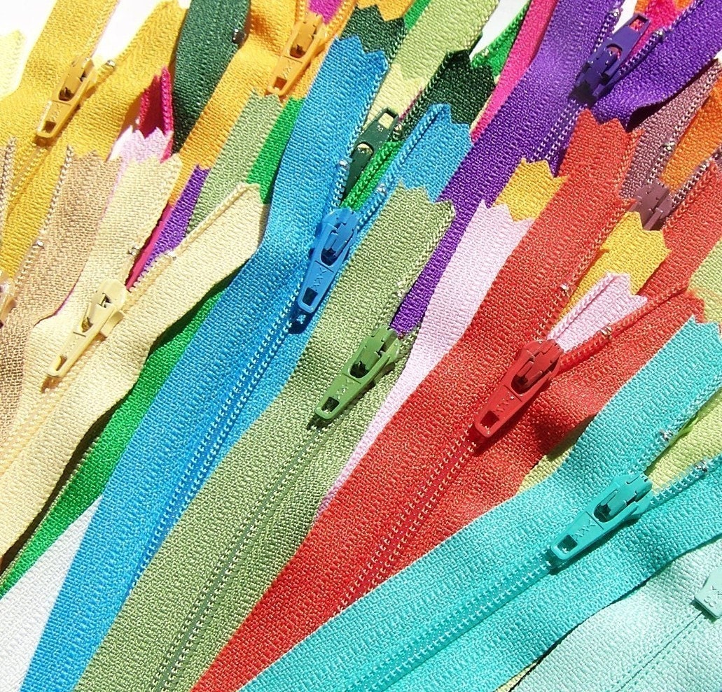10 Mix and Match 7 Inch YKK Zippers Choose Your Own Colors - Etsy