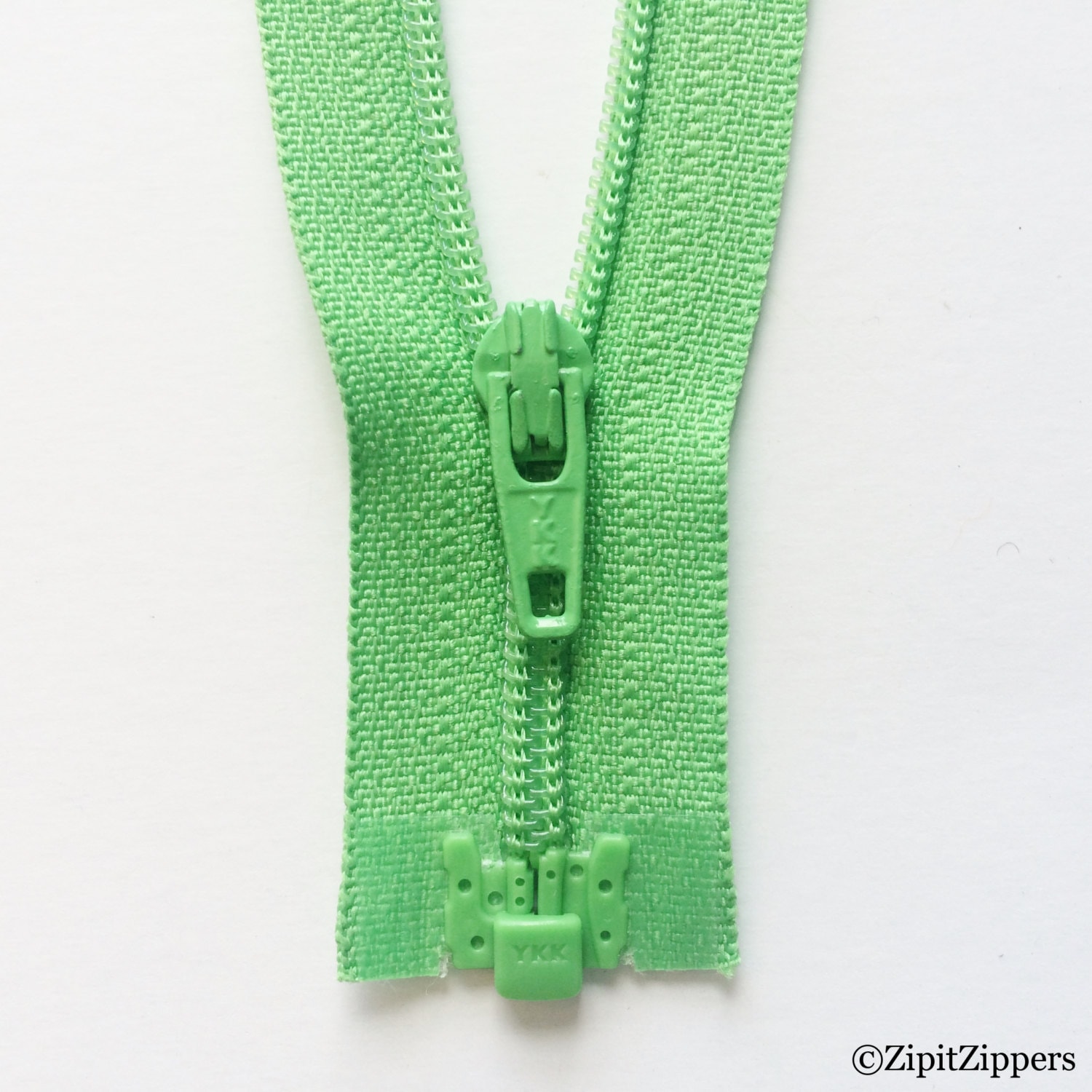 YKK Separating Zippers- Med-lightweight 3mm Coil Zippers- 5pcs- Spring ...