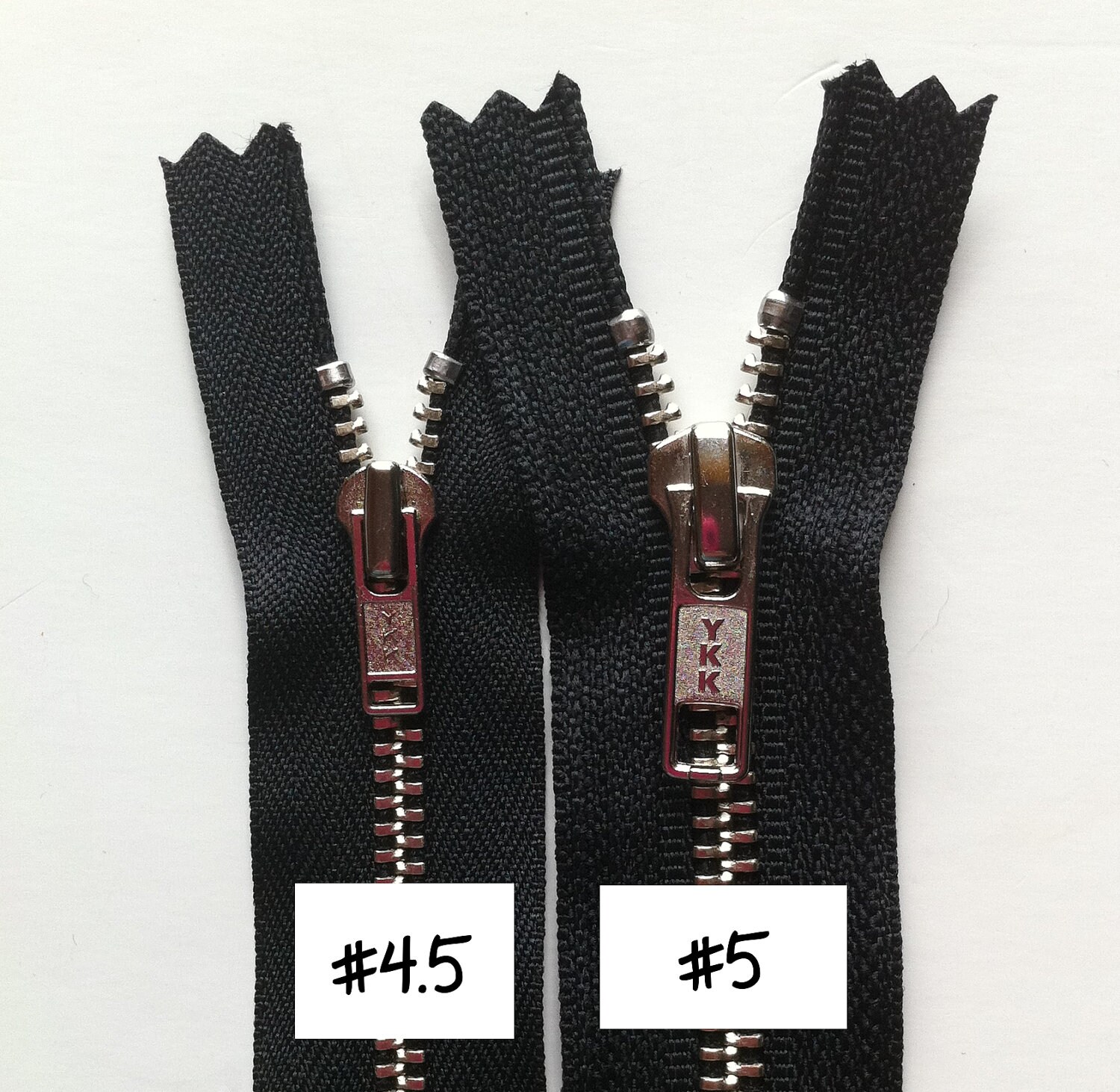 Separating Metal Zippers YKK Nickel Teeth Zips 1 Piece - Etsy