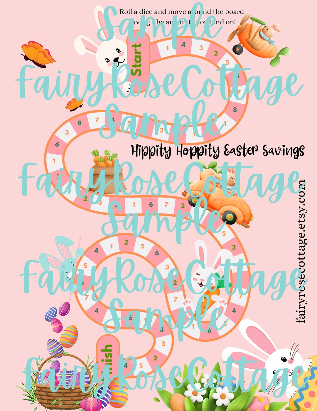 Savings Game Board | Savings Challenge Game | Money Saving Challenge ...