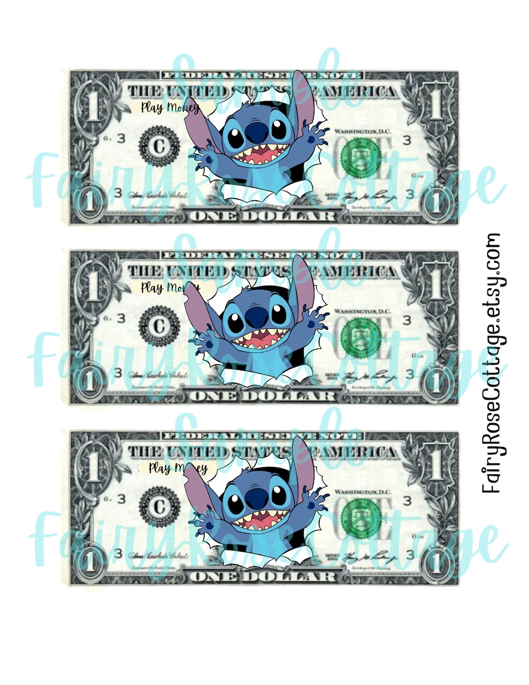 Cash Stuffing Placeholder Slips | One Dollar | Cash Budgeting | Savings ...