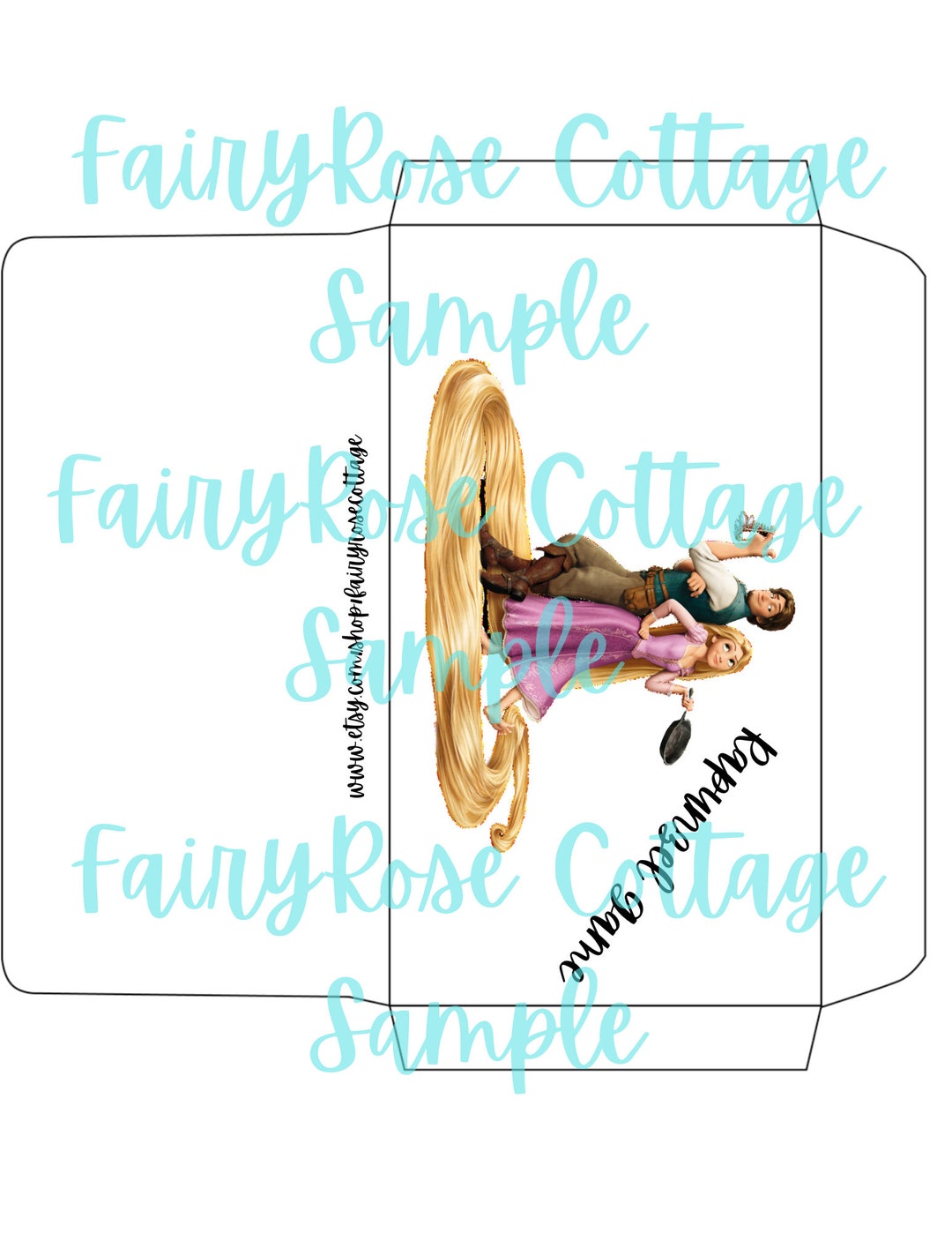 Cash Saving Envelope Challenge, Printable Envelope Only, for Princess ...