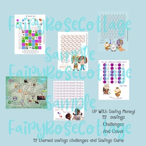 Savings Challenge Book, Savings Challenge , Saving Money Games - Etsy