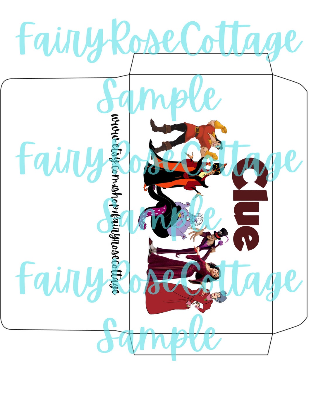 Cash Saving Envelope Challenge, Printable Envelope Only, for Villain ...