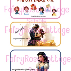 Princess Savings Book DASHBOARDS, A6 Dashboards, Cash Saving Envelope ...