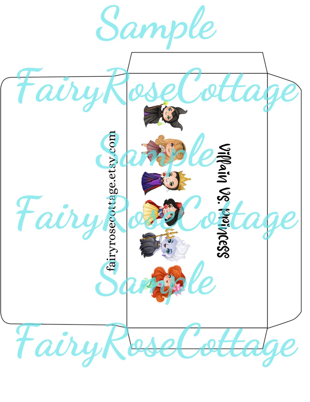 Cash Saving Envelope Challenge, Printable Envelope Only, for Villain ...