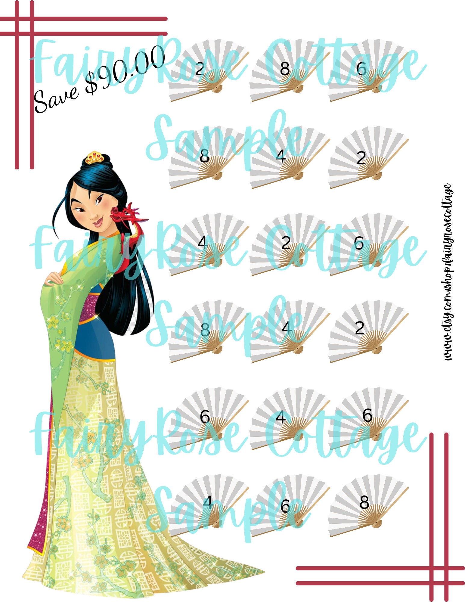 Warrior Princess Savings Tracker | Money Challenge Game (digital ...