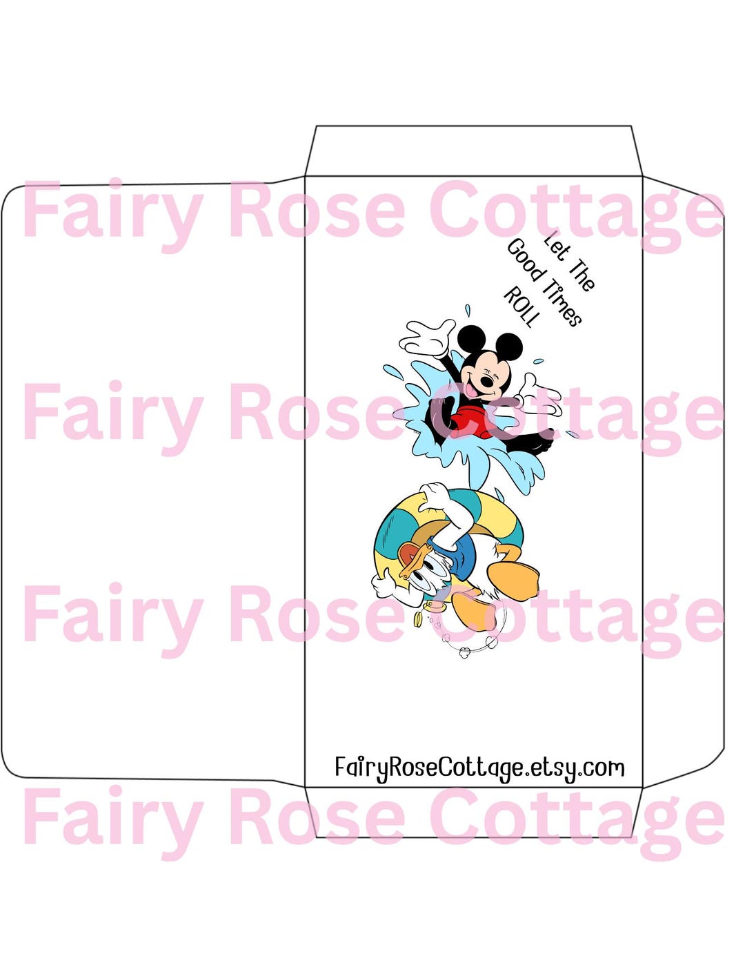 Cash Saving Envelope Challenge, Printable Envelope Only, for Roll the ...
