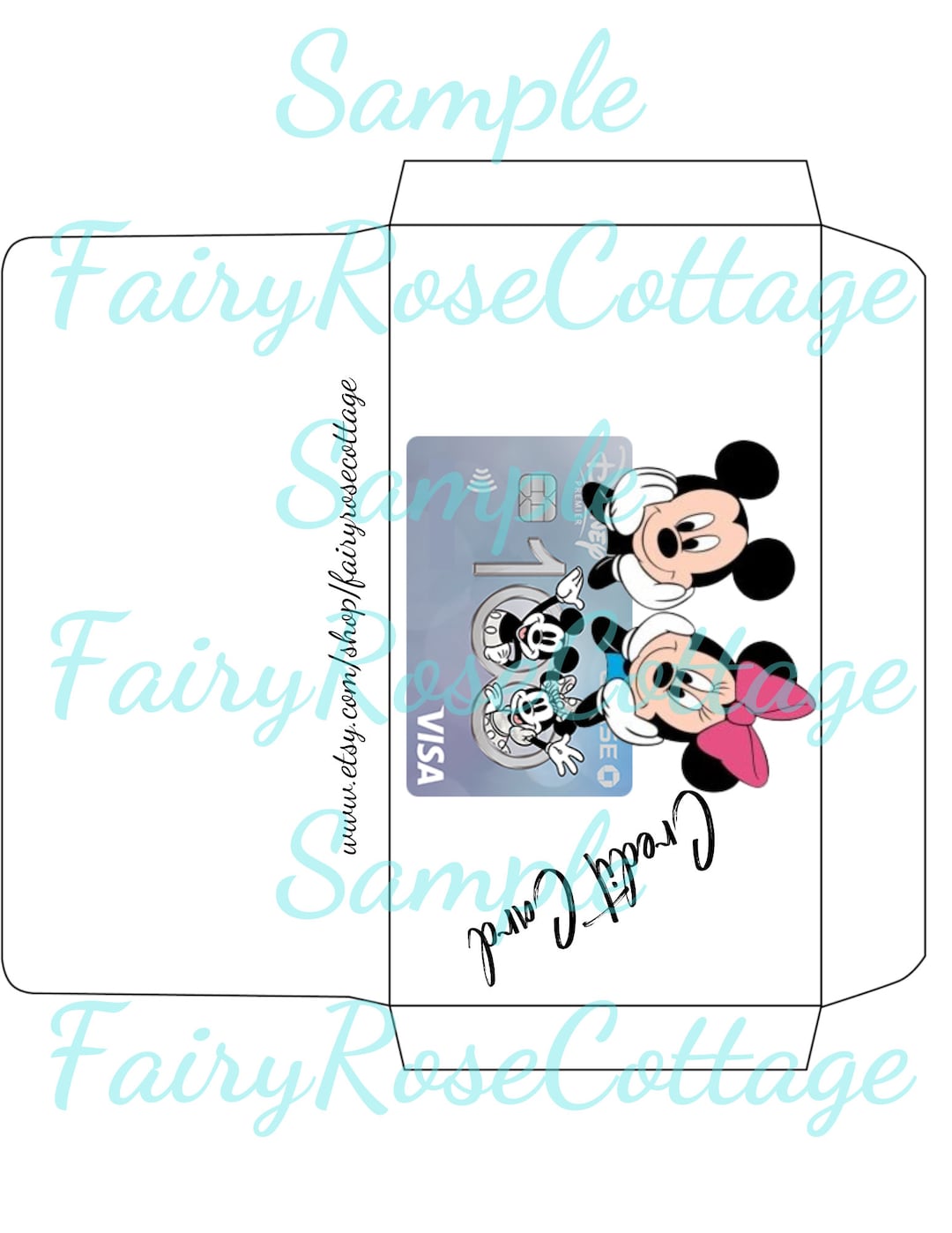 Cash Saving Envelope Challenge, Printable Envelope Only, for Credit ...