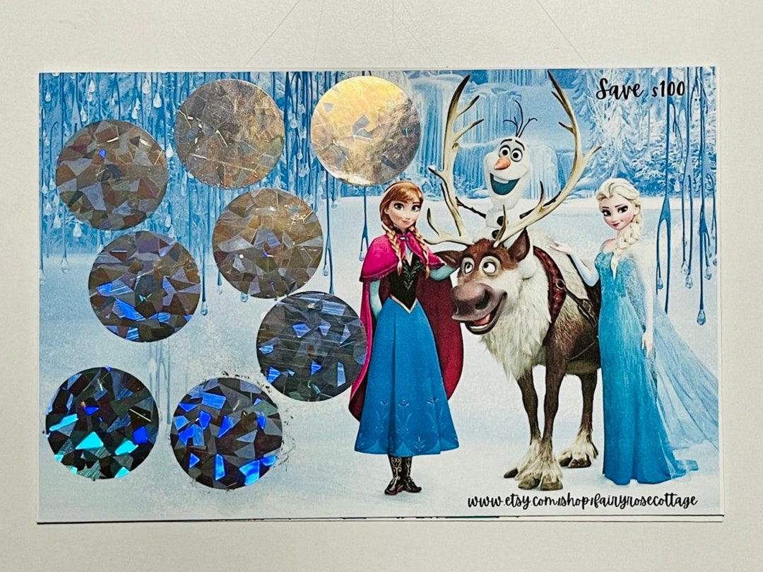 Princess Scratch off Savings Challenge, Save 100 Dollars - Etsy