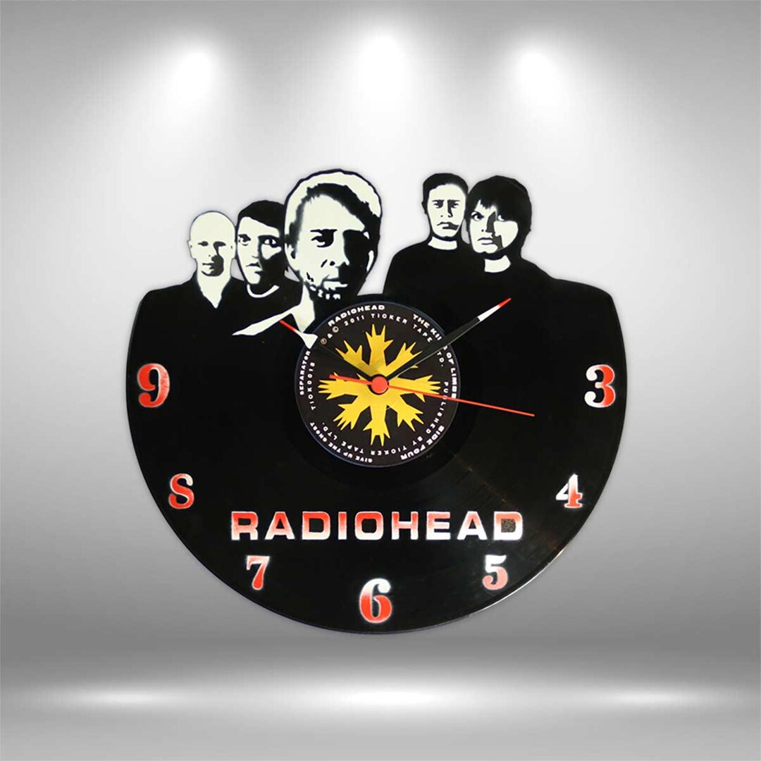 Radiohead Vinyl Record Clock - Etsy