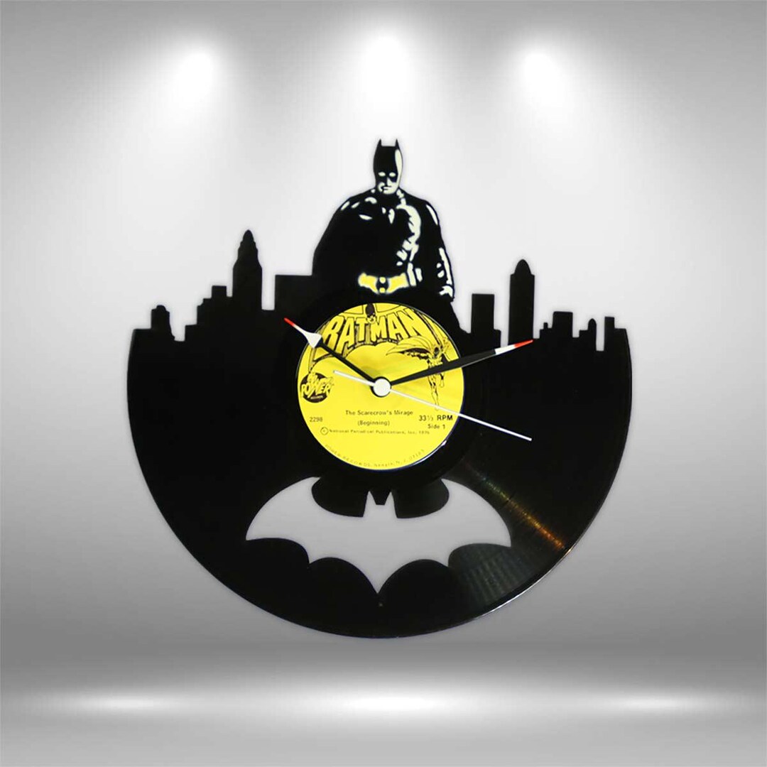Batman Vinyl Record Clock - Etsy