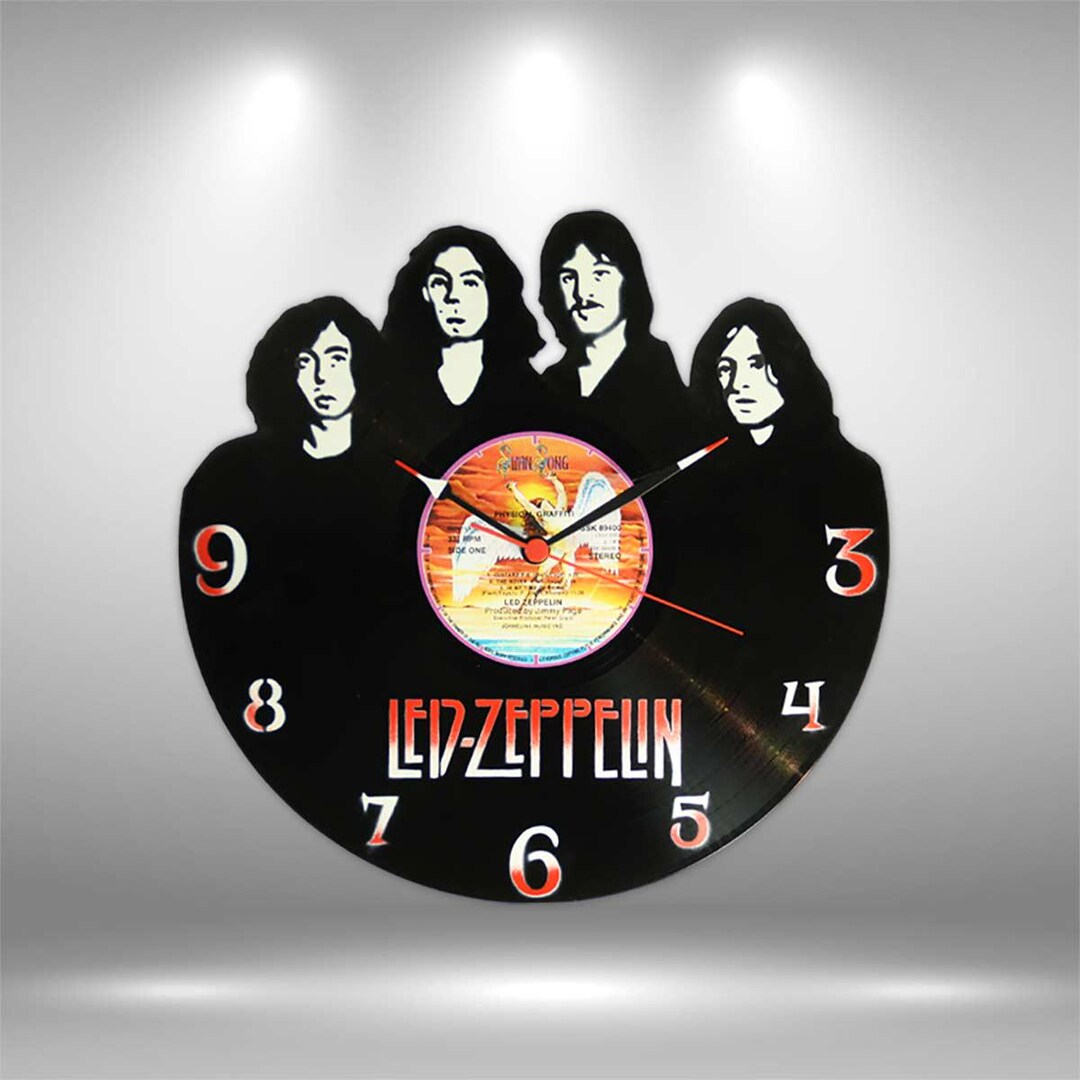 Led Zeppelin Retro Vinyl Record Clock - Etsy