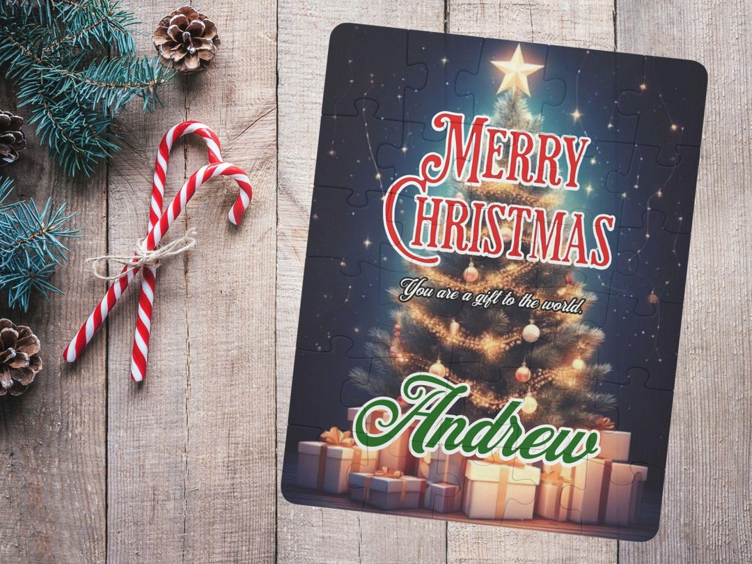 Personalized Name Puzzle With Positive Affirmation for Children and ...