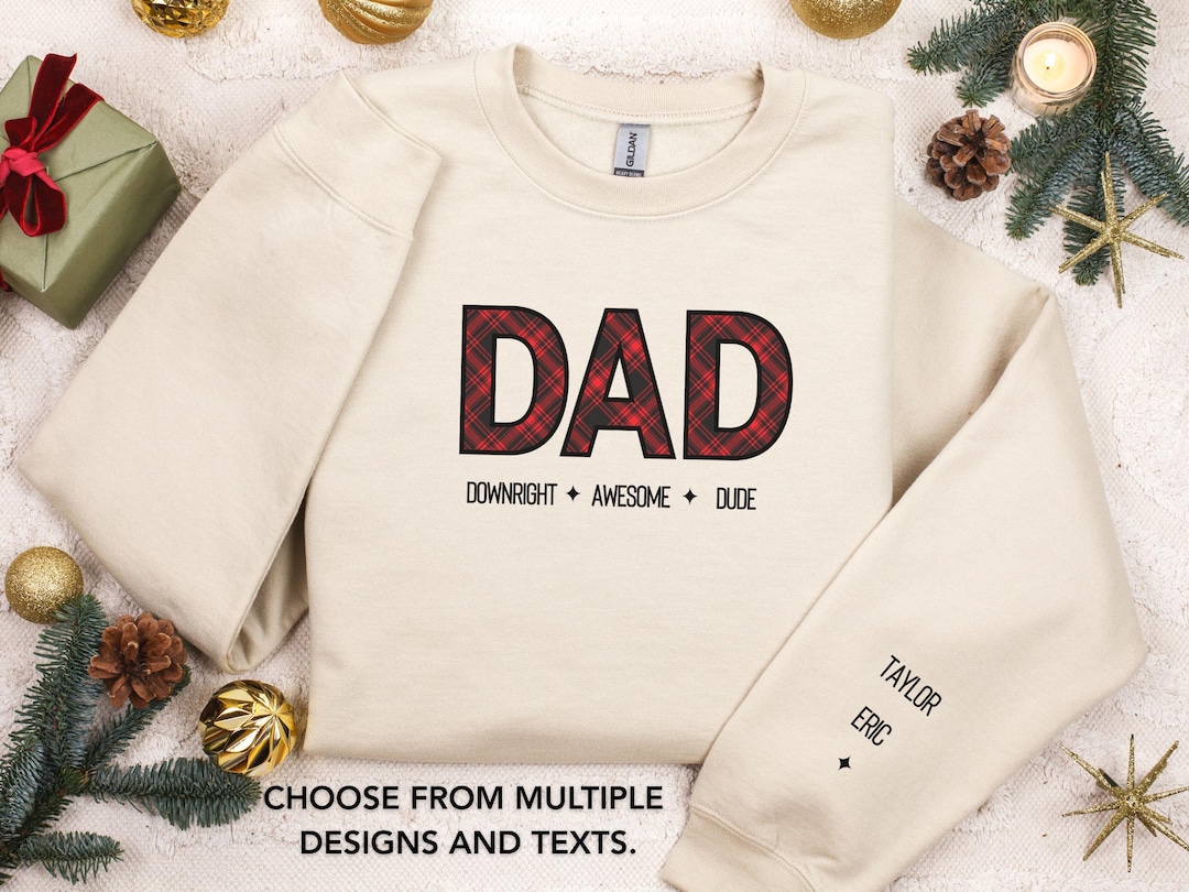 Custom Dad Acronym and Name Sweatshirt and Shirt for Father, New Dad ...