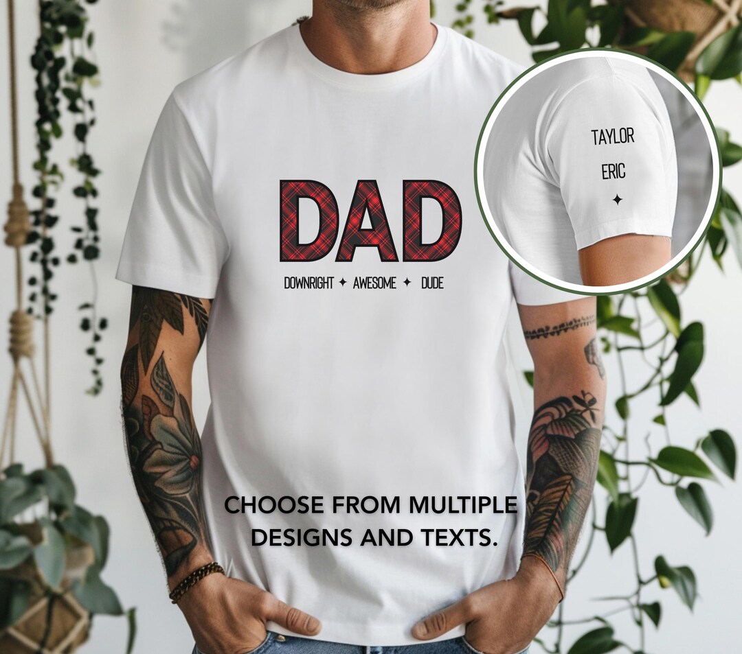 Custom Acronym Shirt for Father's Day, Birthday, Christmas Gift for New ...