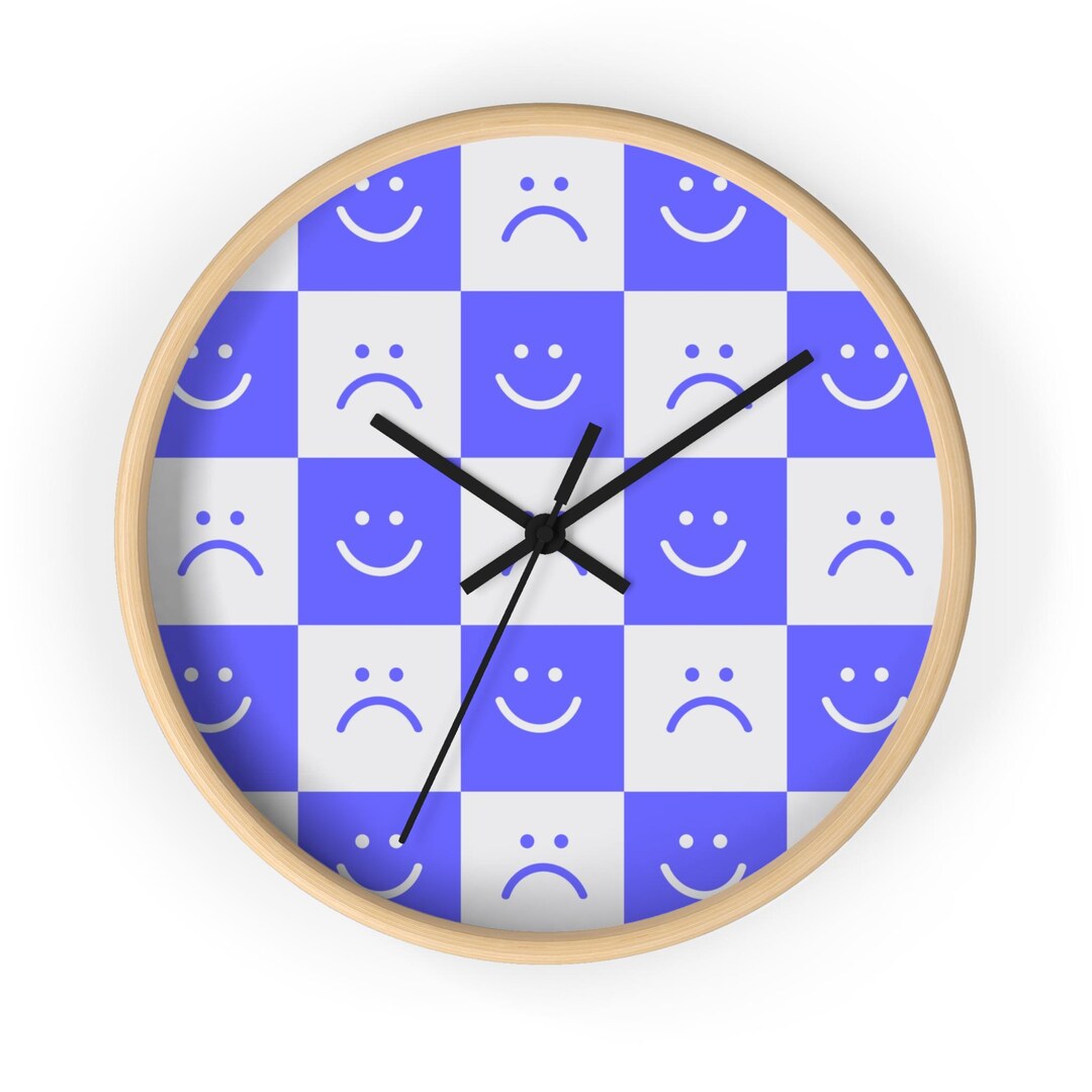 Smile Wall Clock, Funny Dopamine Design, Unique Home Decor, Quirky Gift ...