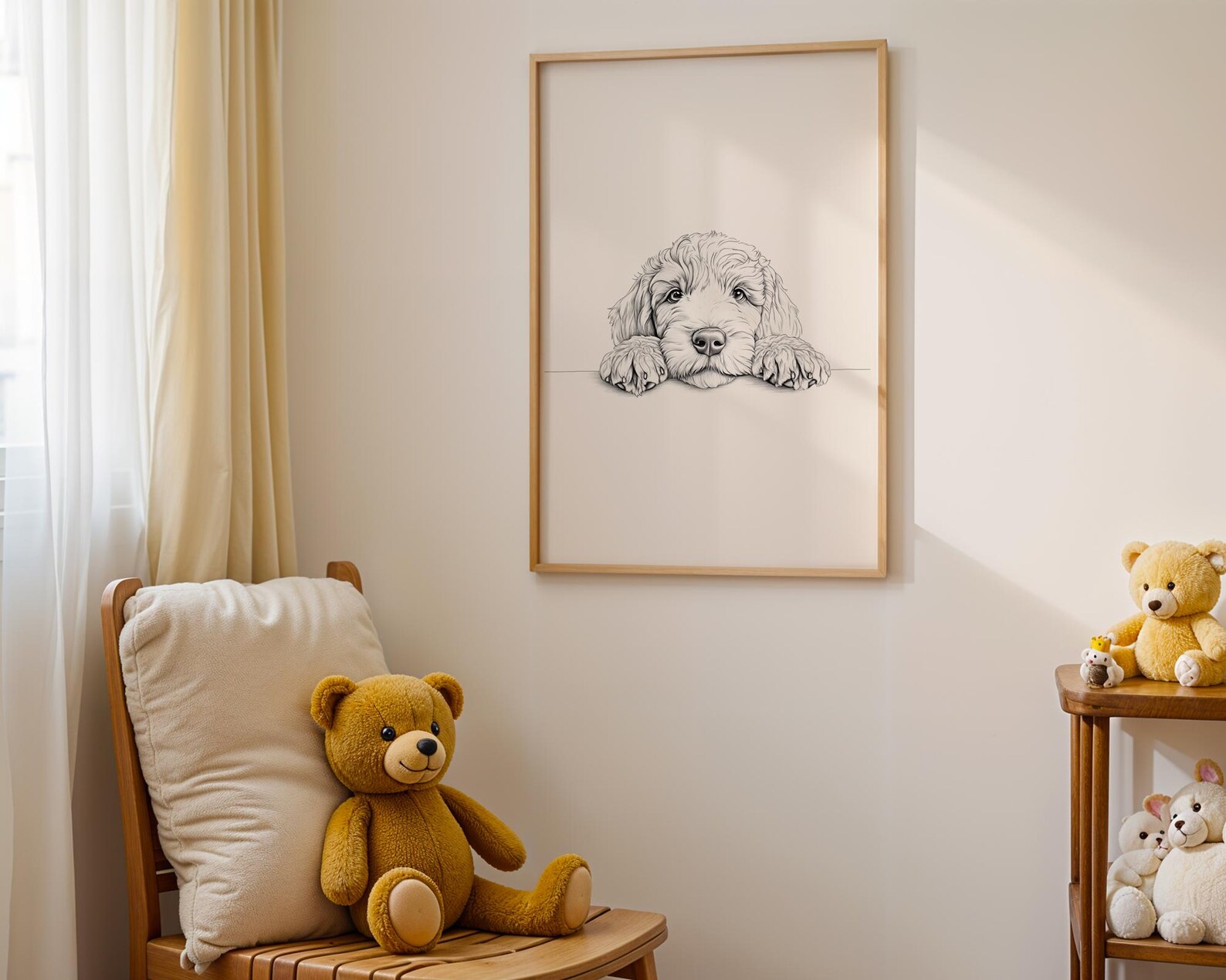 Goldendoodle | Vintage Print, Dog Vintage Poster, Dog Wall Art Decor ...