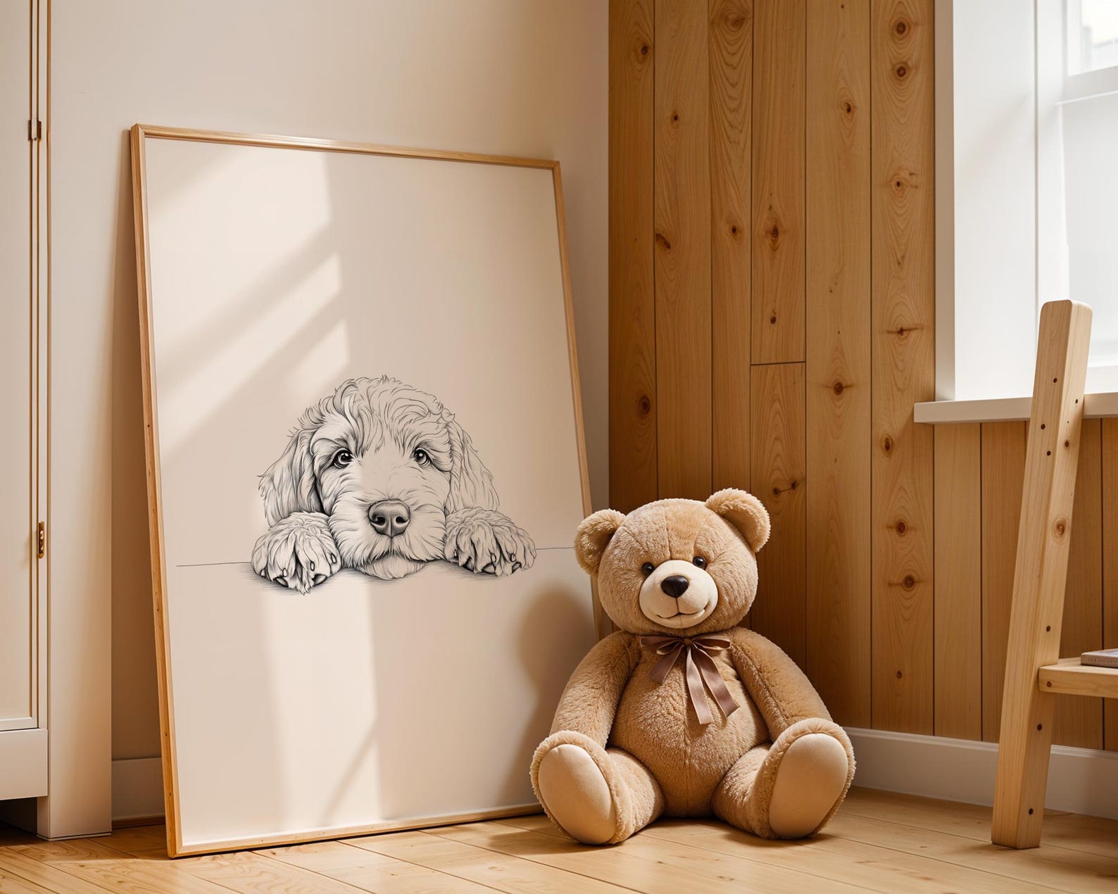 Goldendoodle | Vintage Print, Dog Vintage Poster, Dog Wall Art Decor ...